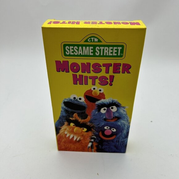 Media | Monster Hits Vhs 199 Sesame Street Songs Home Video Jim Henson ...